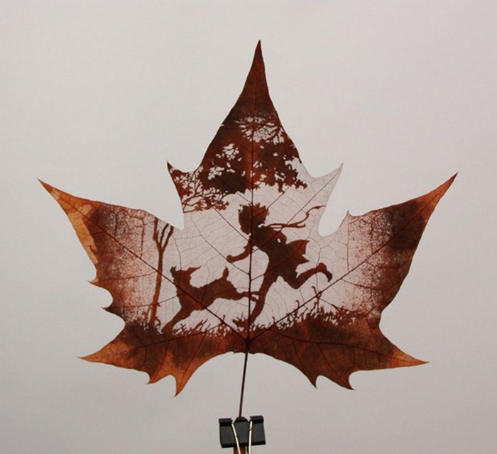 Amazing Leaf Carving Art | Amusing Planet